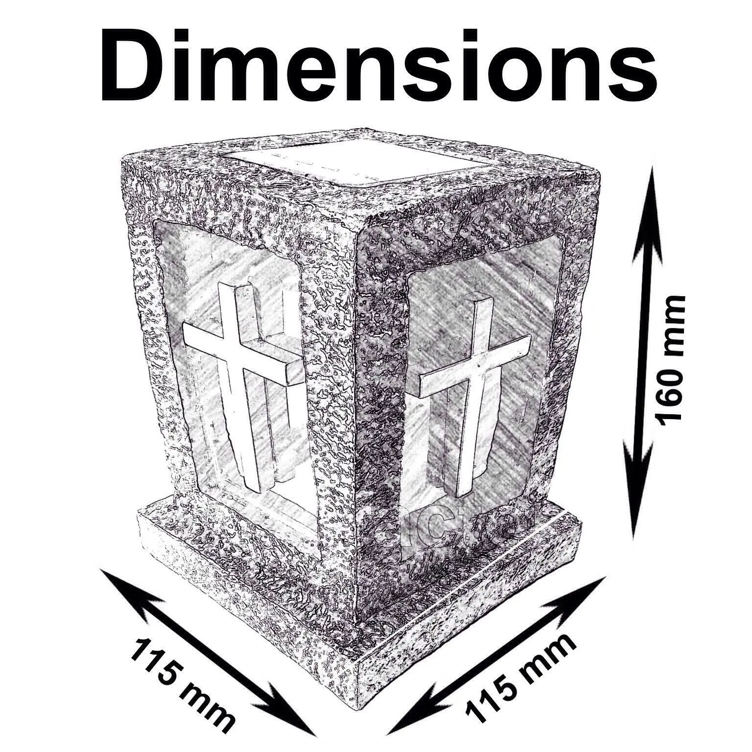 Flameless Solar Powered Cemetery Lights - 50000 Hours