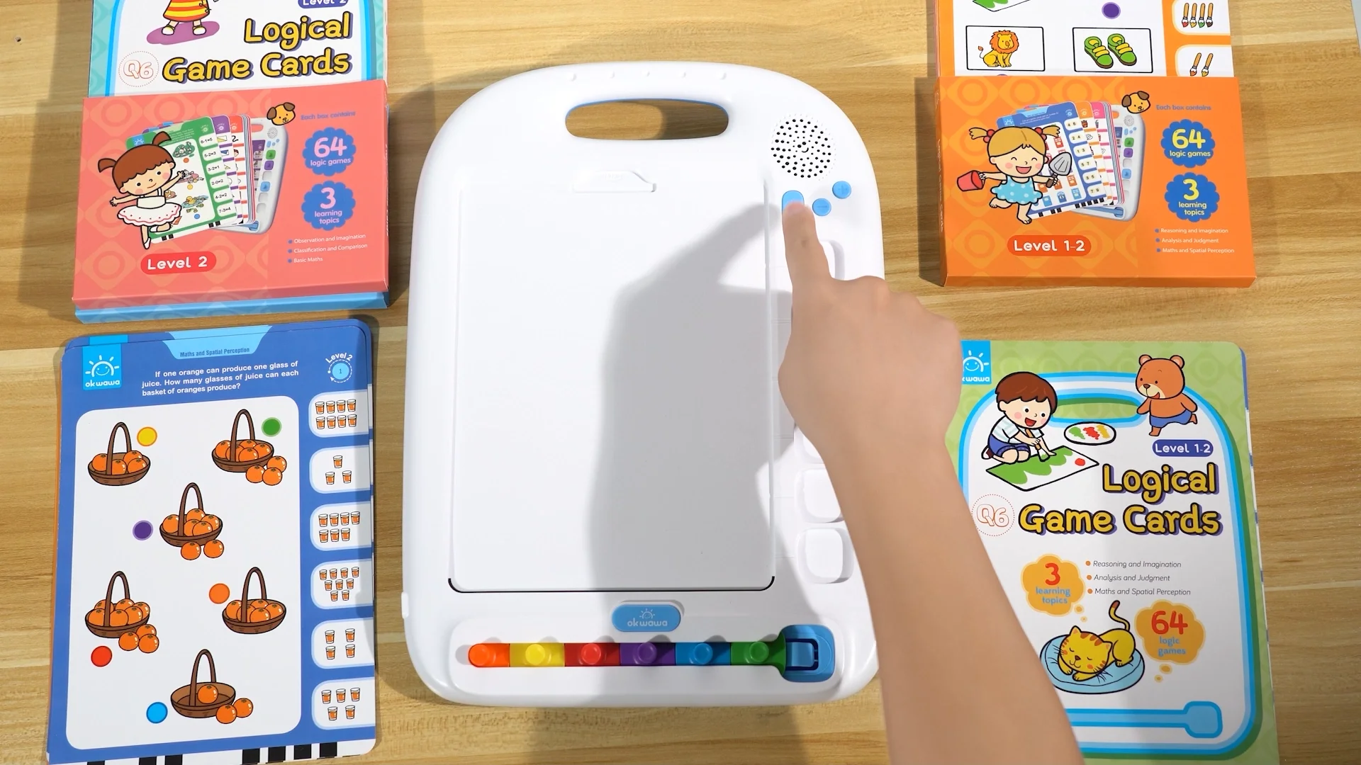 Smart Learning Machine Kids Educational Logic Pad Interactive Thinking ...
