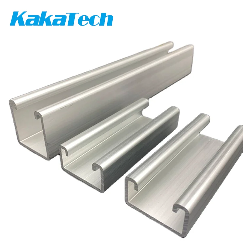 U Channel Aluminium Extrusion L Profiles Golden Anodizing Aluminum U ...
