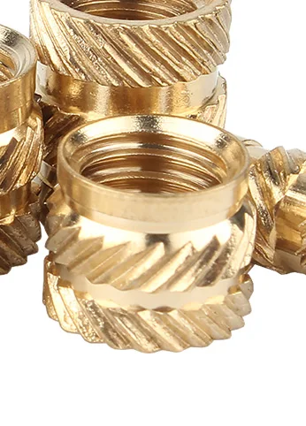 M8 M12 M16 Knurled Brass Hot Melt Insert Nut - Durable & Versatile