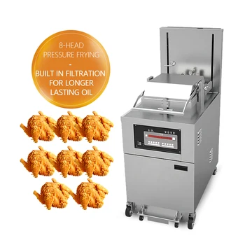 Kfc Chicken Express Broaster Fried Chicken High Pressure Fryer Machine Professional Fried ...