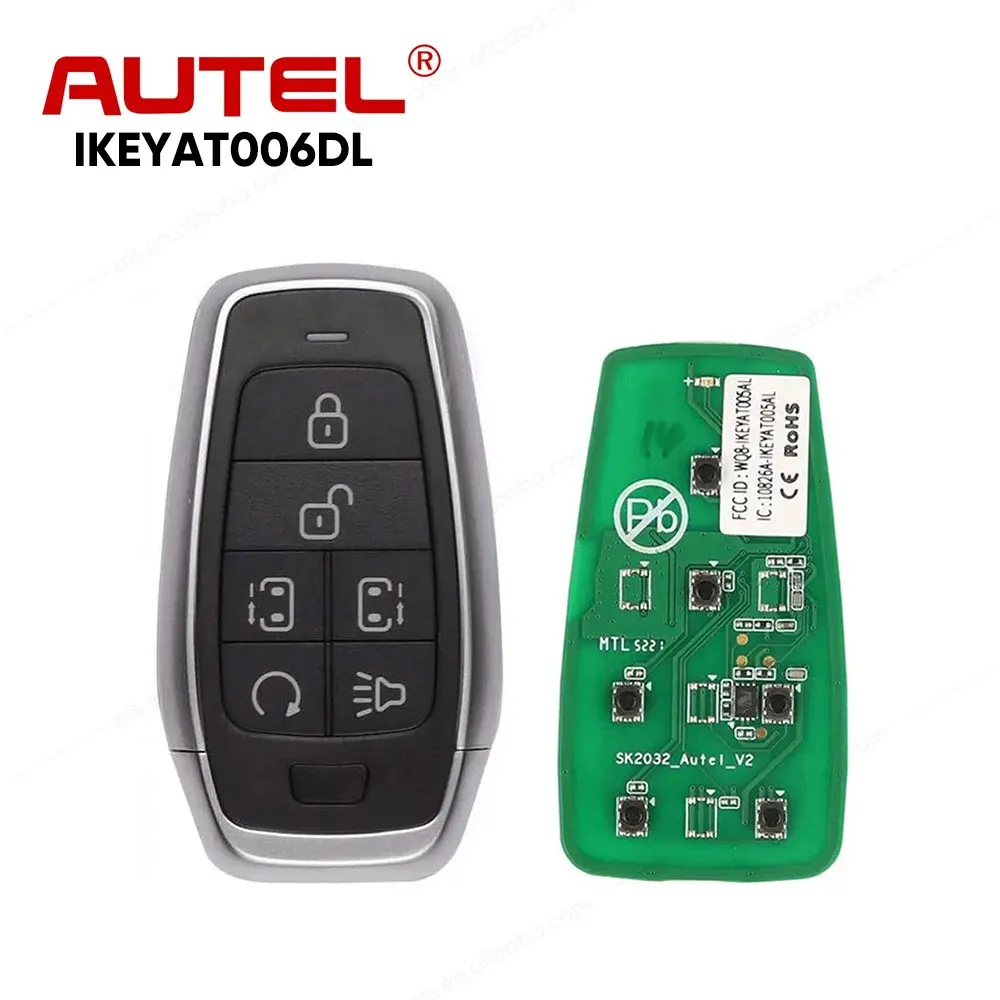 Autel Ikeyat006dl Ikey 6 Buttons Smart Universal Key Used With Altra ...