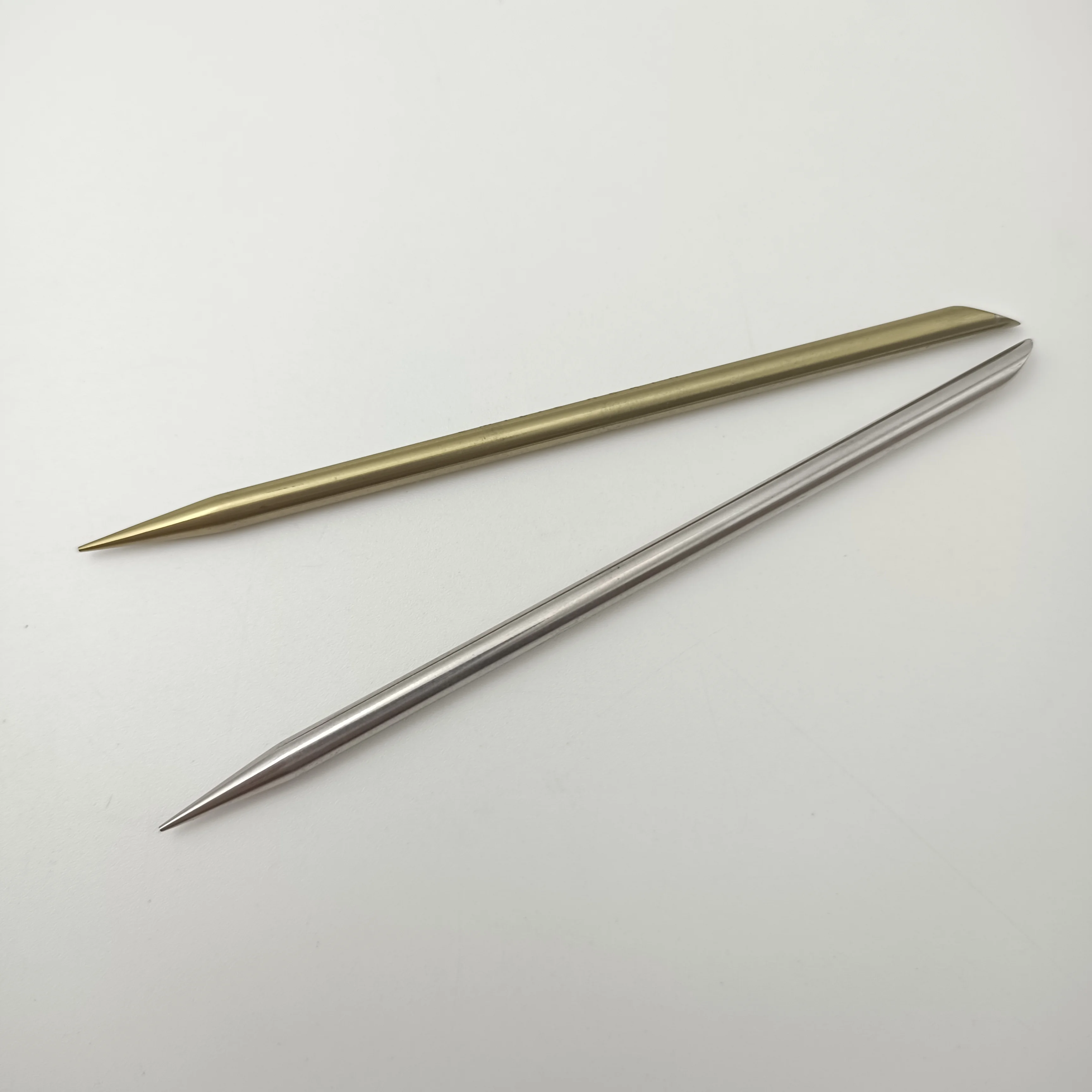 Silver Gold Nail Salon Reusable Metal Stick Manicure Picker Brow Tool ...