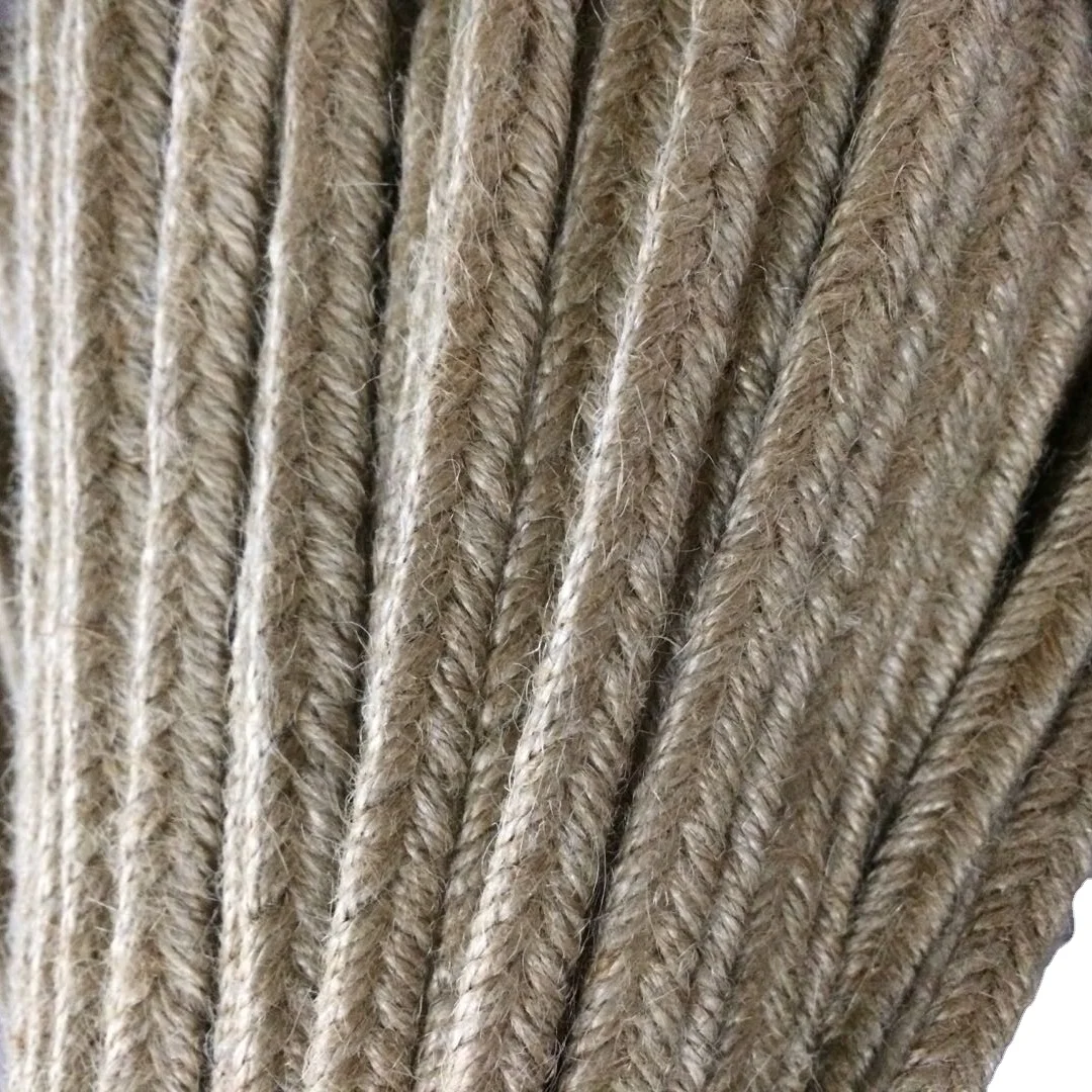 10mm Flat Natural Jute Packaging Rope For Shoes Trim 100m - Buy 10mm ...