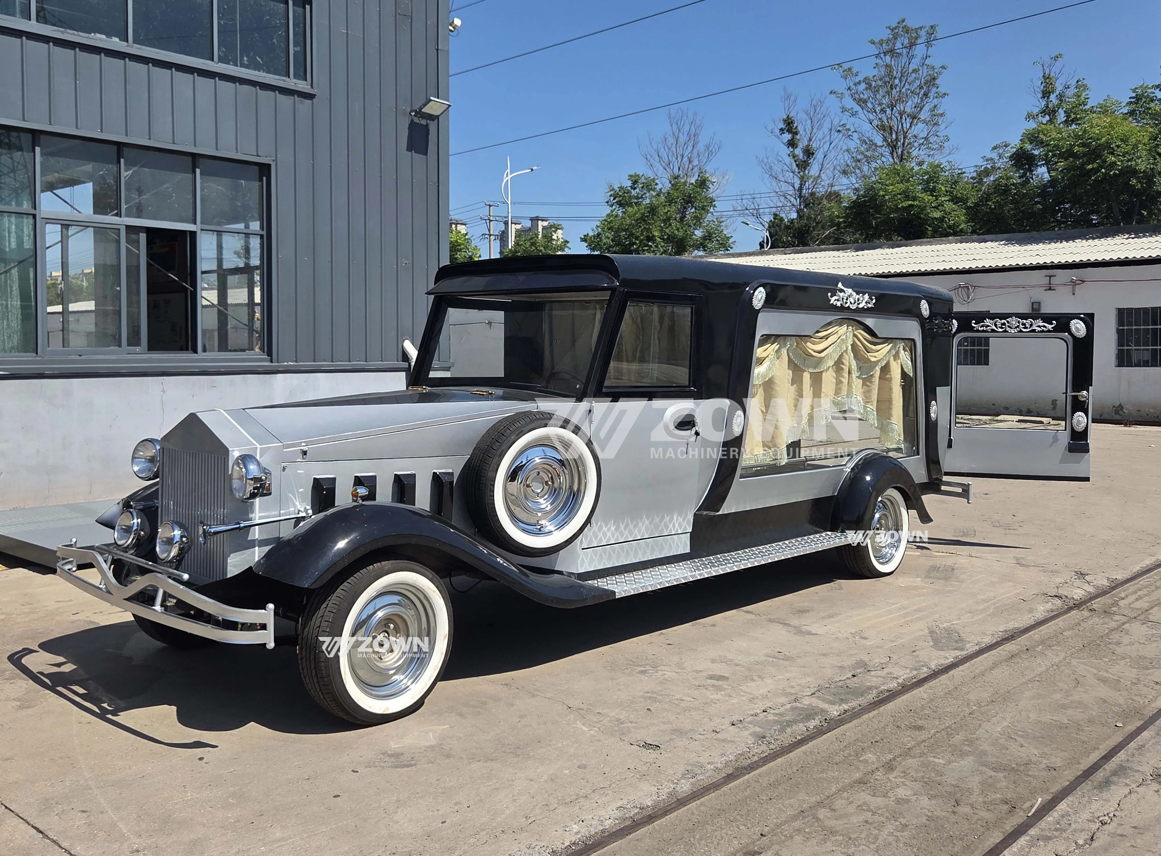 Professional Manufacturer Classic Chariot Coffin Electric 4-Wheel Retro ...