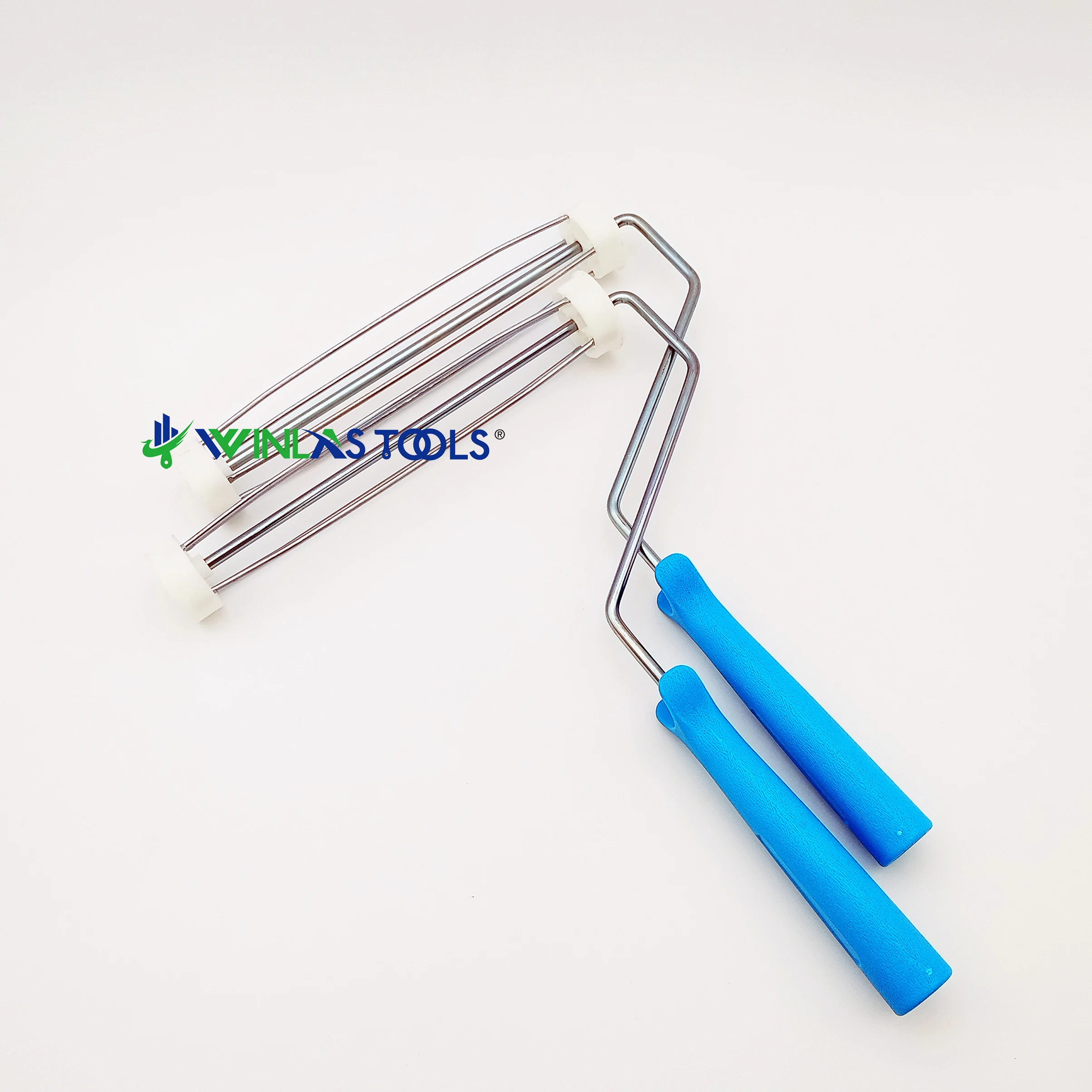 9" 230mm 5-wire-cage Heavy Duty Paint Roller Frame TPR Handle Paint ...