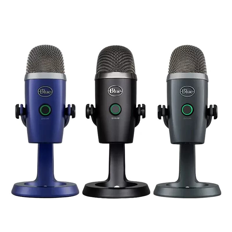 Logitech Blue Yeti Nano Studio Microphone RGB Wired USB Podcasting ...