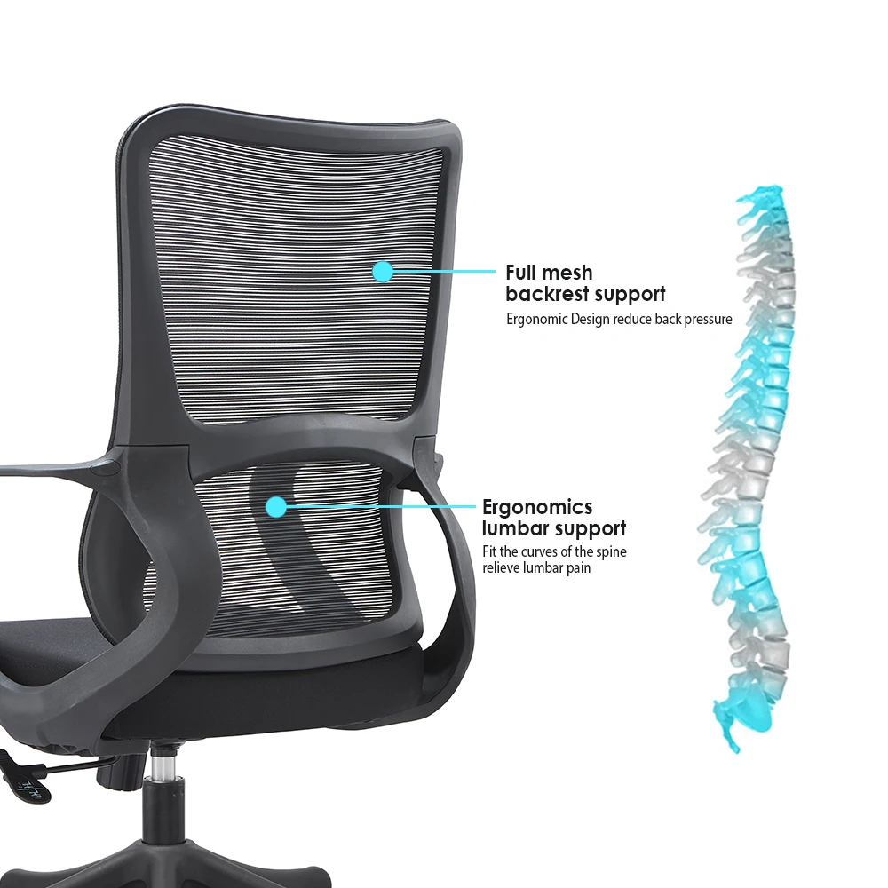 Foshan Wholesale Cheap Swivel Office Chair Mesh Computer China ...