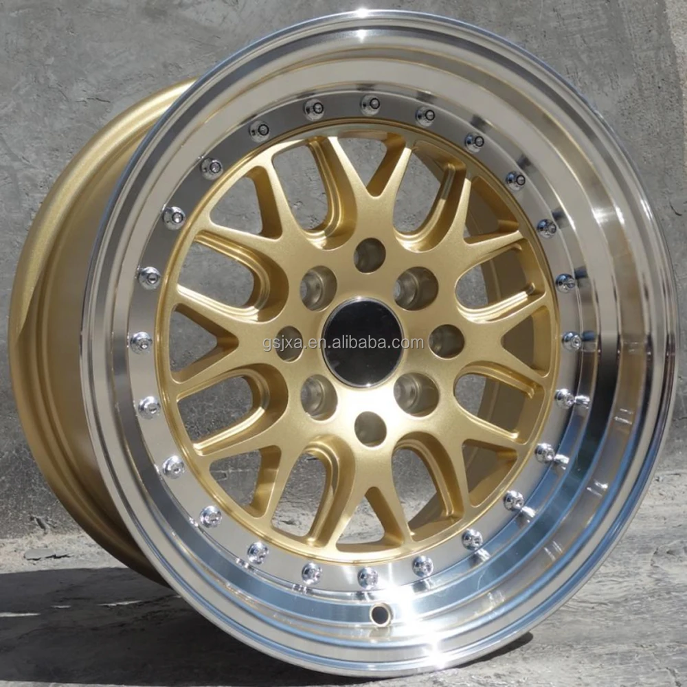 Wholesale Black And Red Rims 15 16 17 Inch 4 Lug 4x100 Wheels 4x114.3 Sport Rims For Japanese ...