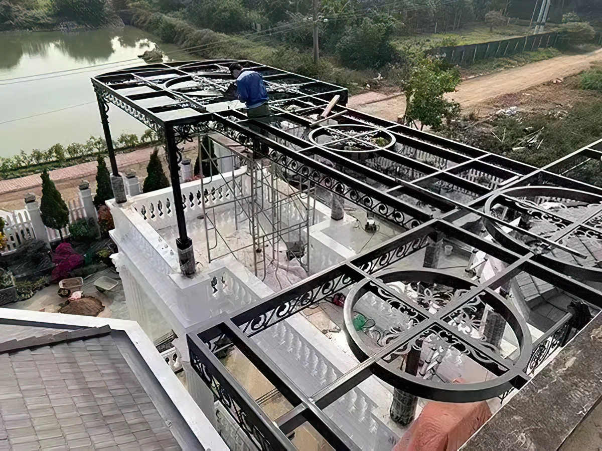 Custom Design High Quality Modern Style Front Door Canopy