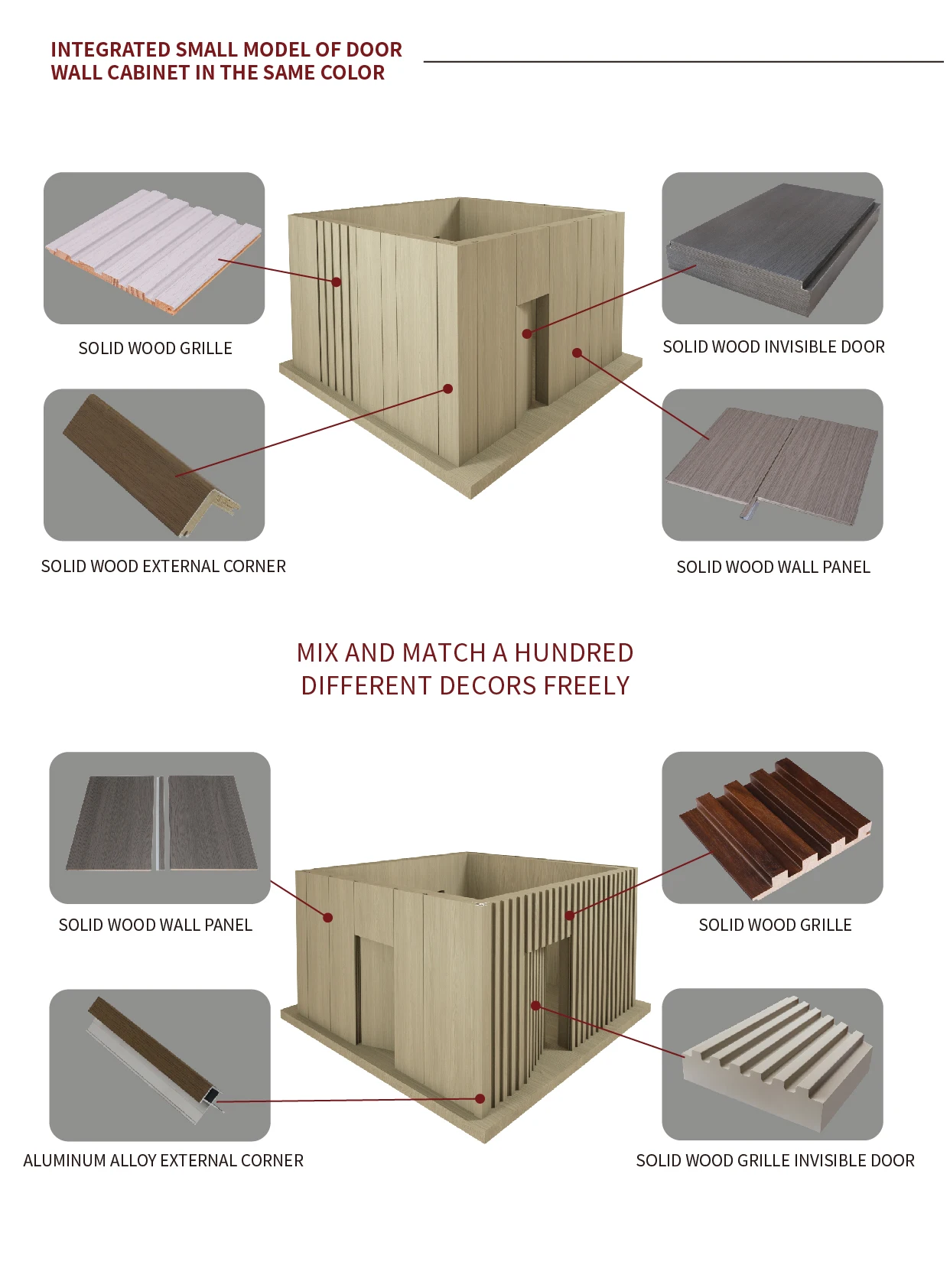 Baiyi Design Wood Fluted Slat 3d Interior Decorative Wall Panel - Buy ...