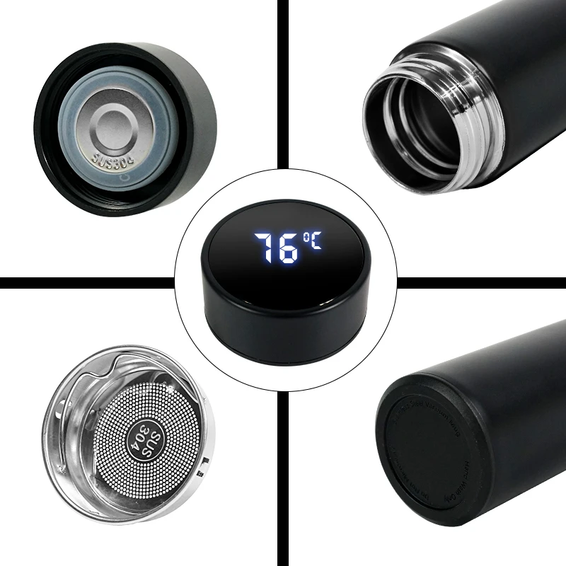 High Quality Temperature Display Vacuum Flasks Led Temperature Display ...