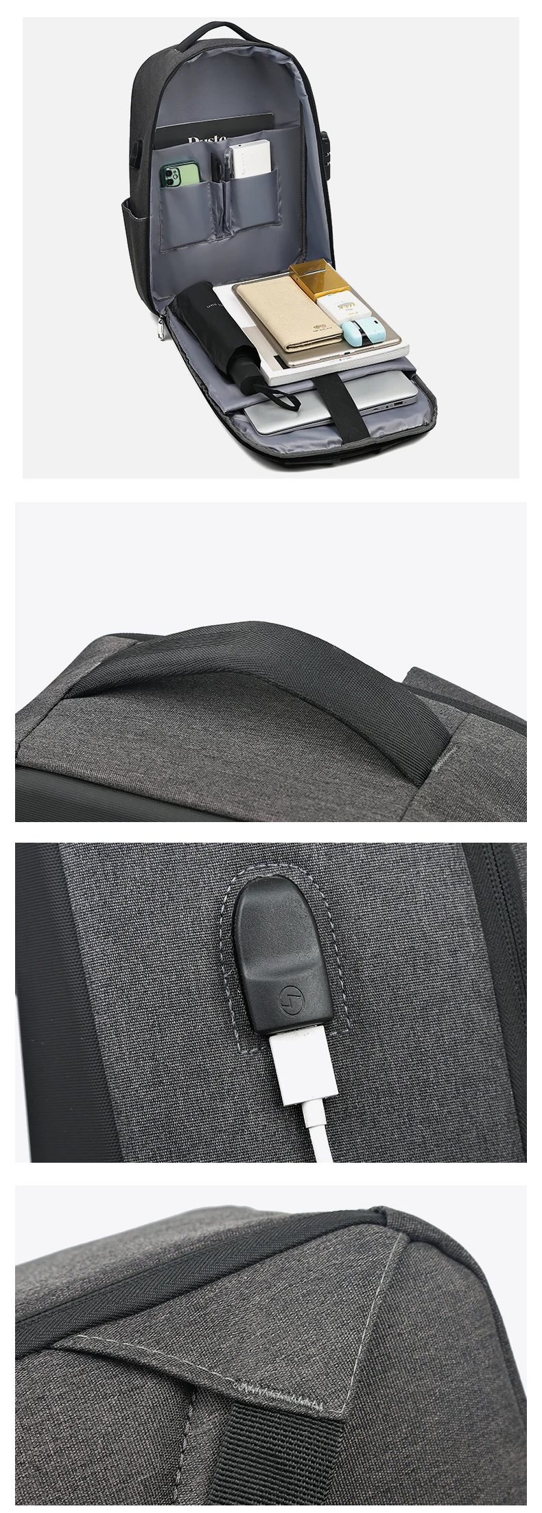 Hot Selling Anti Theft Eva Backpacks Hard Shell Design Travel Business ...