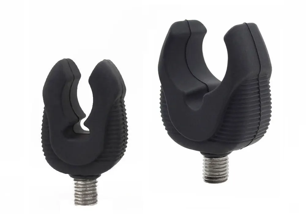 Black Rubber Fishing Rod Rest Head Butt Rest Head Gripper Fishing Rod ...