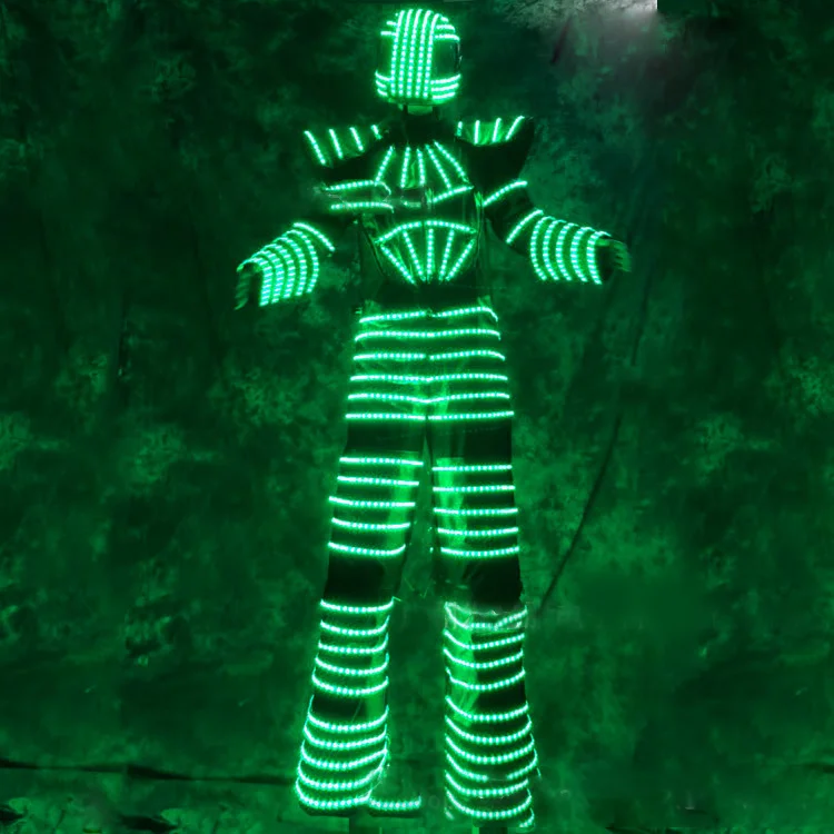 High Quality Led Robot Dance Costumes Rgb Stilts Walker Led Robot ...