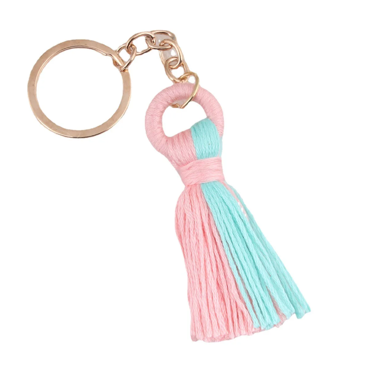 Wholesale Key Ring Key Holder Tassel Bag Accessories Glitter Bracelet ...