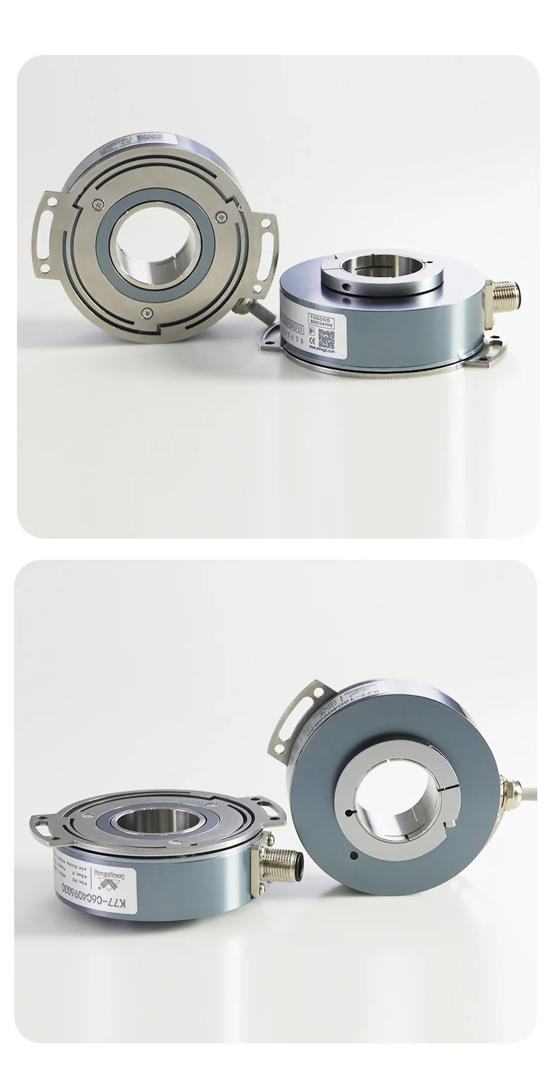 Hengxiang K77 24v Dc Motor 100 Ppr Hollow Shaft Inkremental Encoder Ttl ...