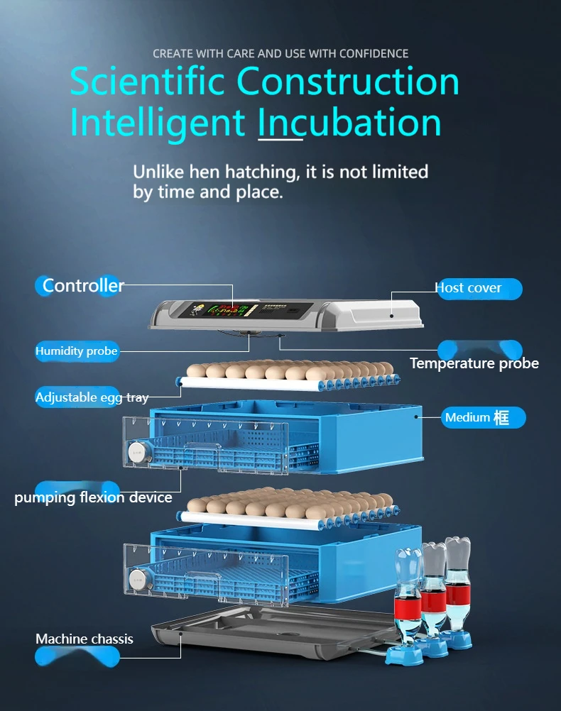 Egg Incubator36-500 Fully Automatic Incubators Automatic Hatching ...