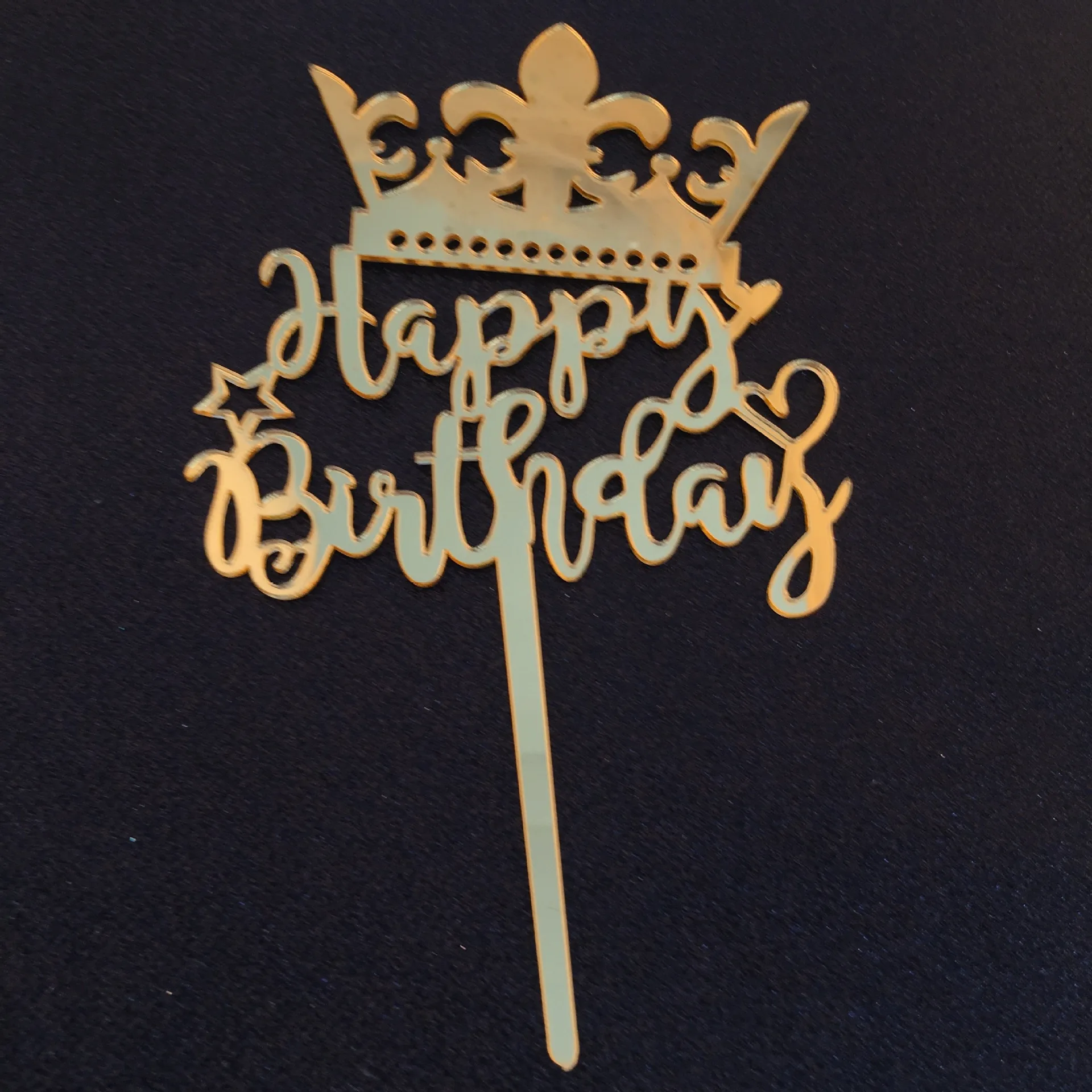 Happy Birthday Paper Cake Topper - High Quality Supplies