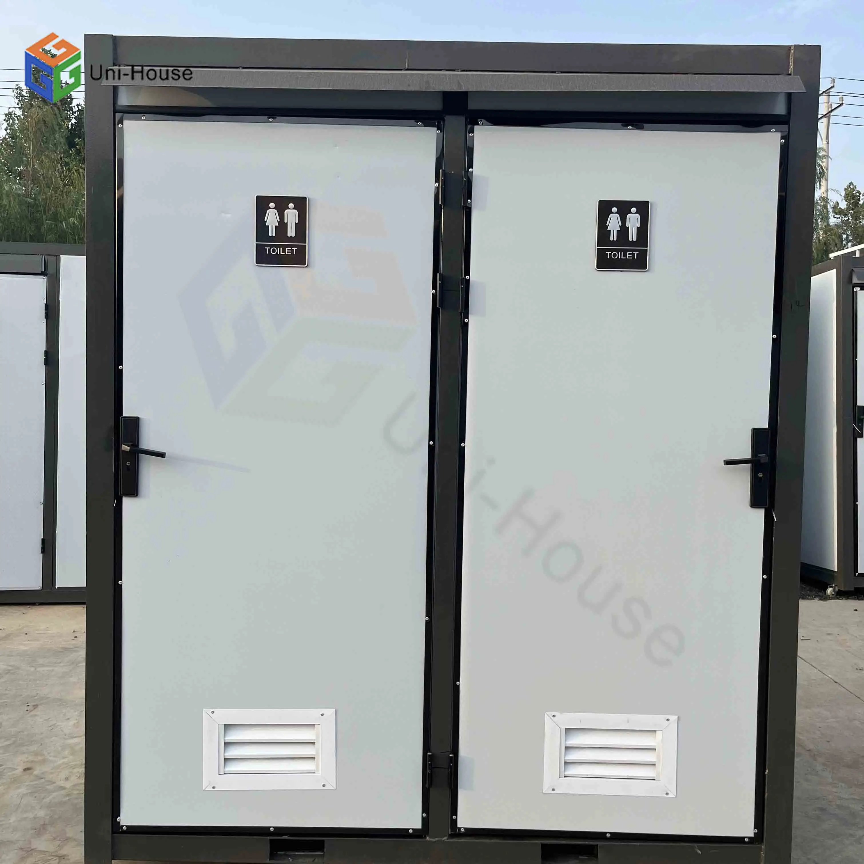 Low Cost Outdoor Prefab Restroom Portable Toilet Houses Mobile ...