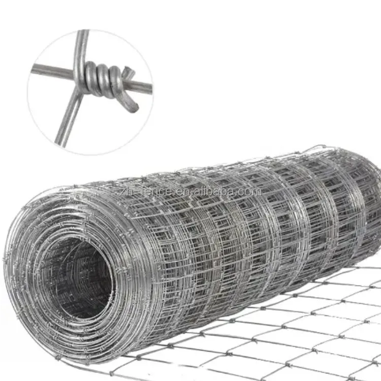 Galvanized Hinge Joint Feedlot Panel Cattle Fence Farm Field Fence