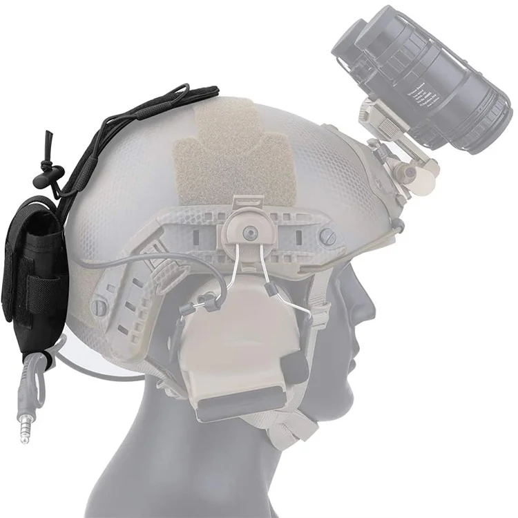 REVIXUN Molle Tactical Helmet Battery Pouch - Durable & Versatile