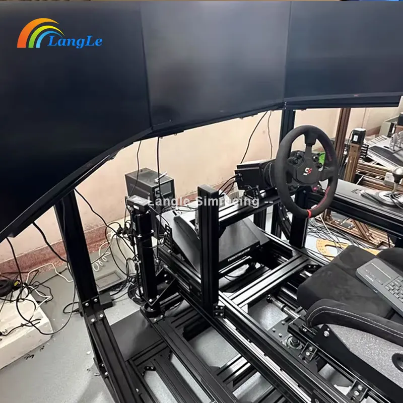 Stands Simulator Racing Simulator the Vertical Floor Stand for Triple ...