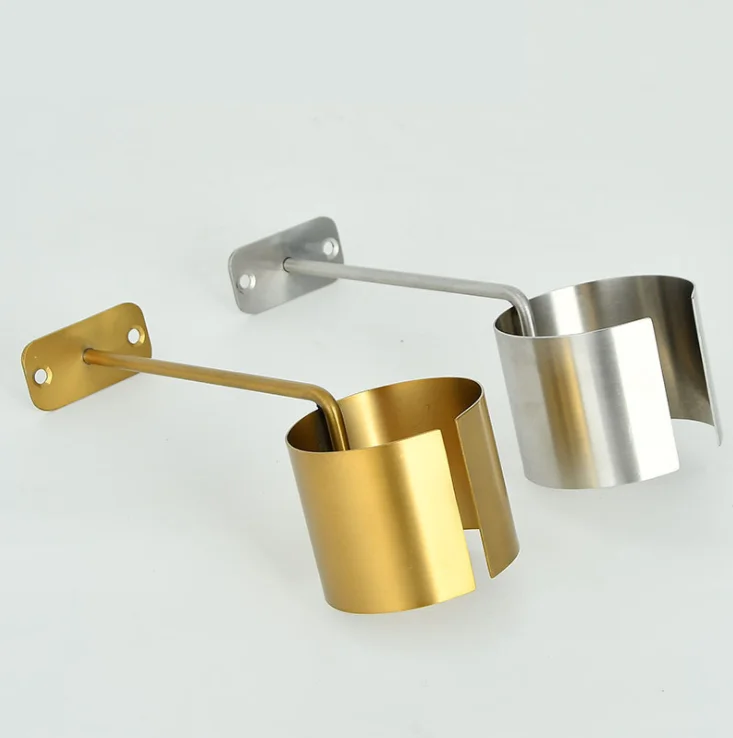 Stainless Steel Wall-Mounted Cuff Racks for Clothing Display