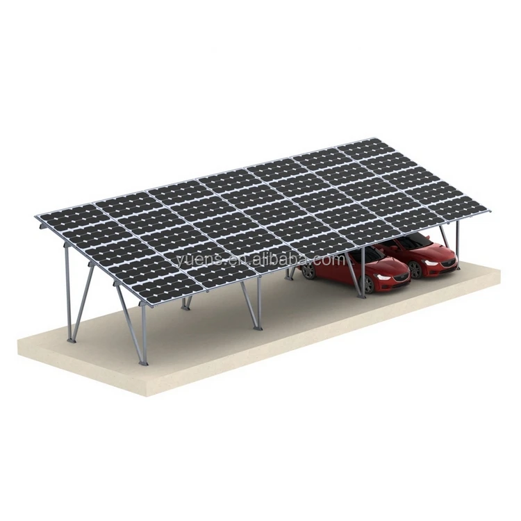 Aluminium Solar Roof Carport Racking Structure Solar Carport Structure ...