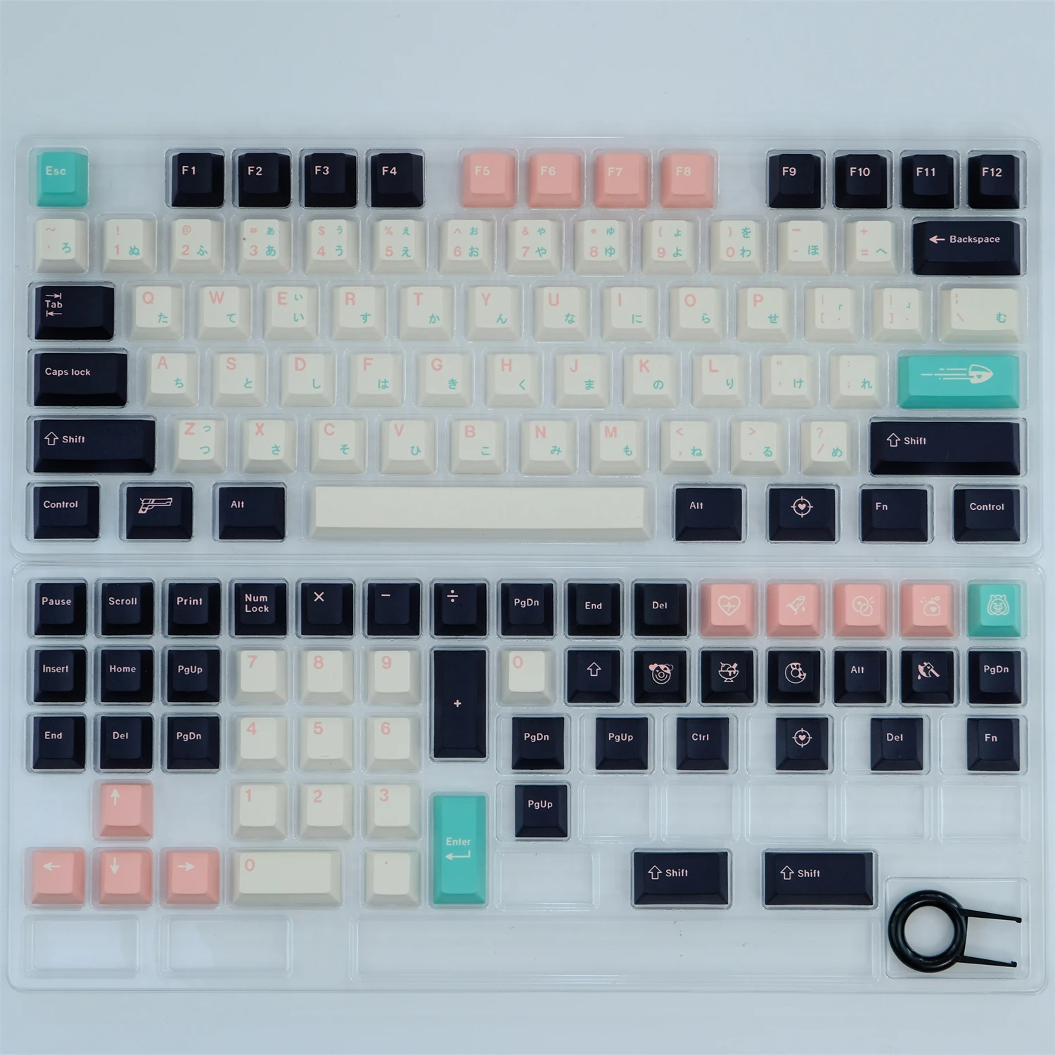 129 Keys Killeve Keycaps PBT Dye Sublimation Key Caps Cherry Profile ...