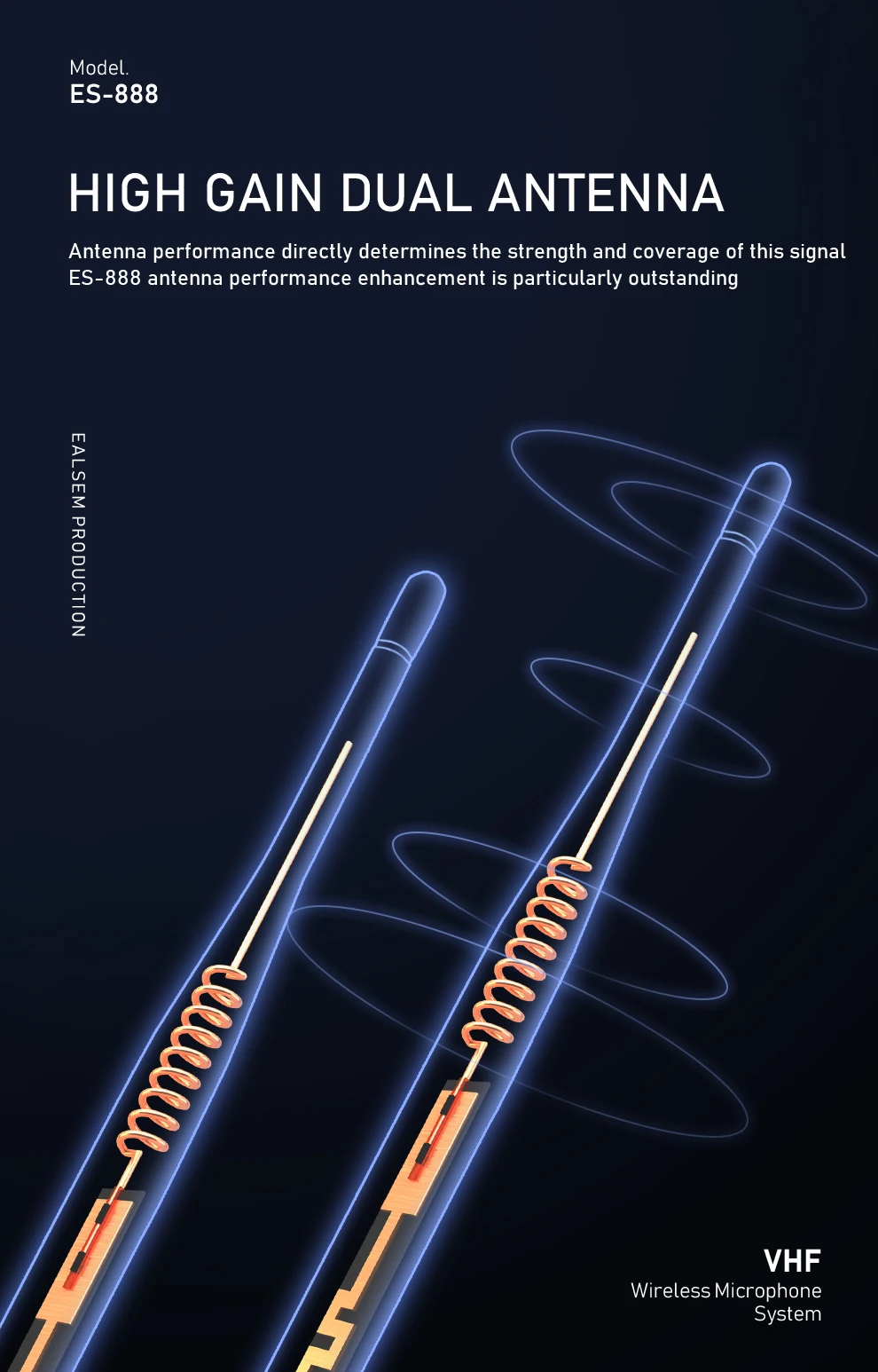 Anjiesi Induction Uhf Microphone One For Two Ktv Family Performance ...