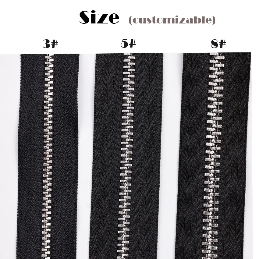 Factory Wholesale Aluminum Teeth Zipper For Wallet With Electronic ...