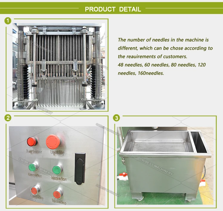 Efficient Meat Brine Injection Machines for Pork & Beef