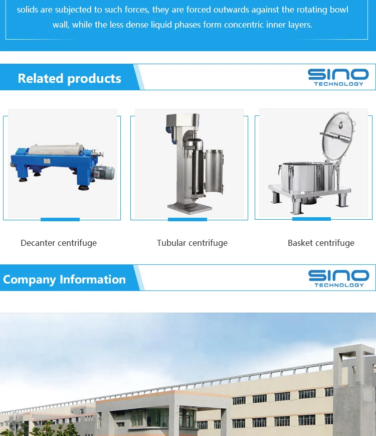 Disc Stack Centrifuge For Biodiesel Automatic Slag Discharge Type Three ...