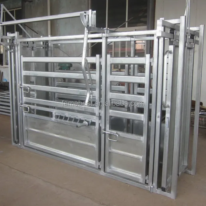Adjustable Galvanized Cattle Chute Loading Ramp Livestock Equipment ...