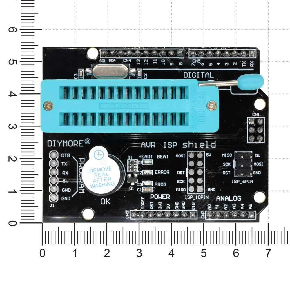 AVR ISP Shield - Efficient Bootloader Programmer for Atmega328p