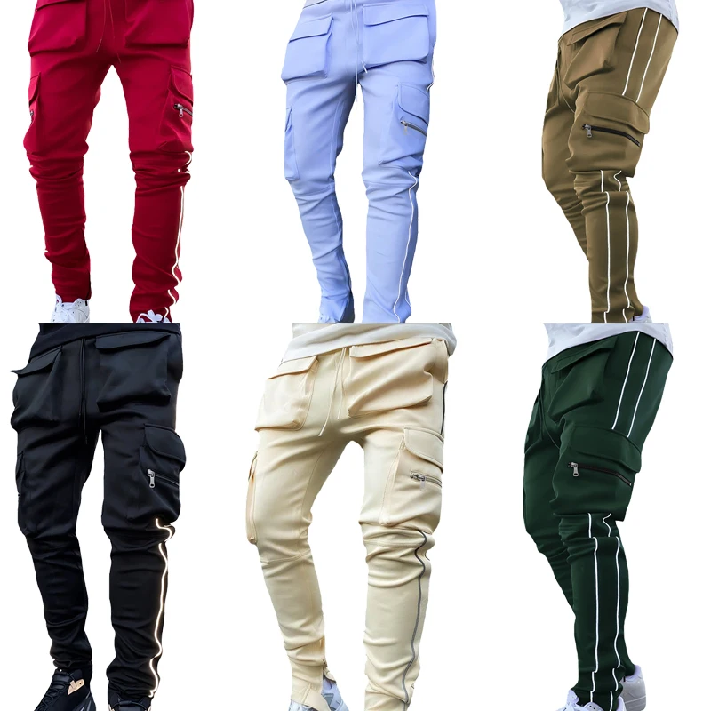 Wholesale Streetwear Custom Stacked Jogger Man Long Pants