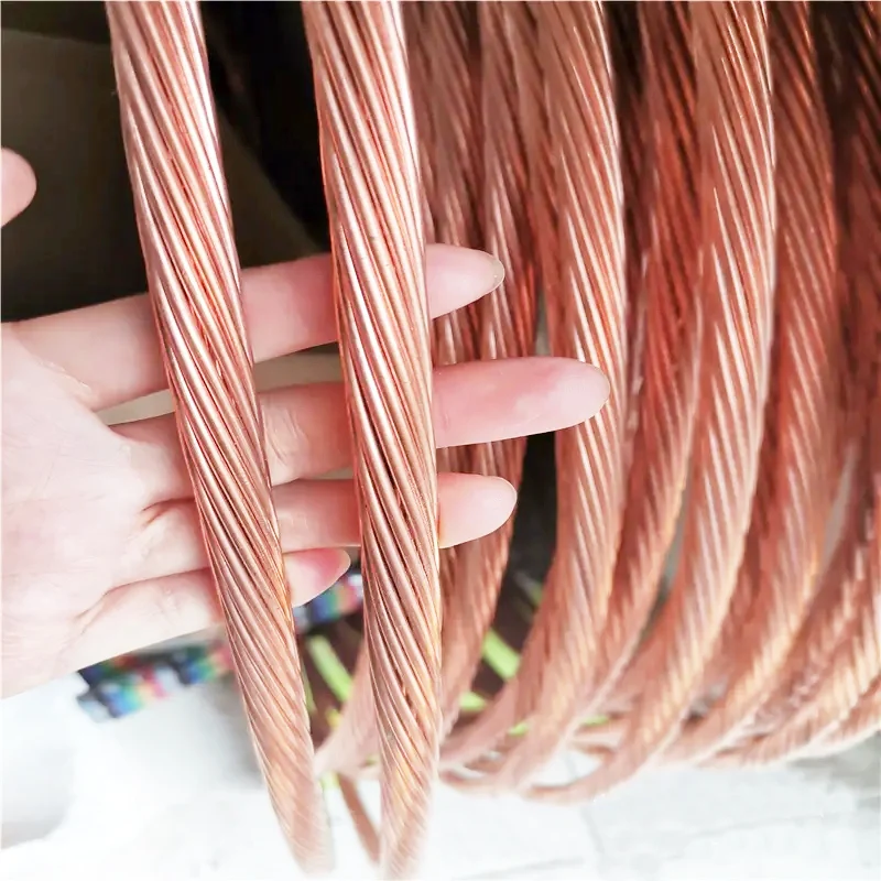 2024 Grounding Protection System Connection Cable Bare Copper Stranded ...