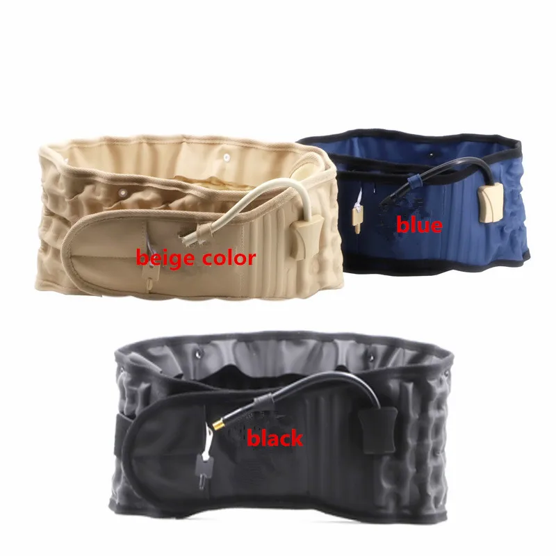 Pain Relief Inflatable Lumbar Traction Brace Spine Corrector Waist ...