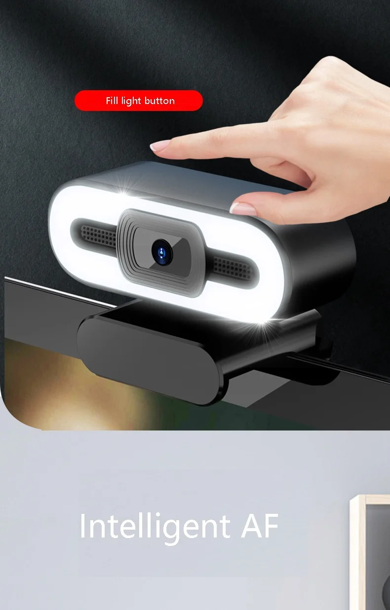 4K Professional USB Computer Camera Desktop Laptop Live Streaming ...