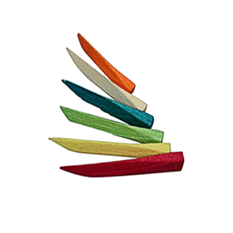 Colorful Disposable Dental Wooden Wedges Fixing Tooth Wedges In ...