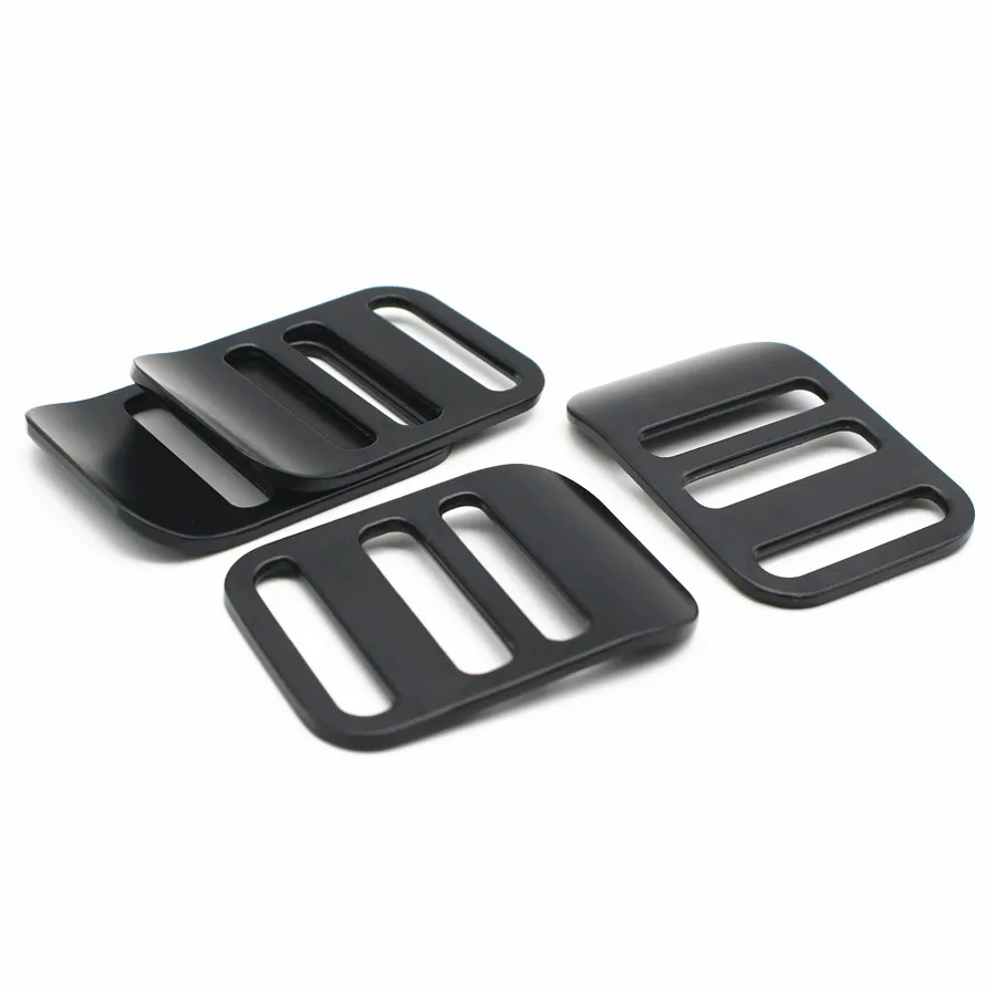 25mm Matte Black Metal Ladder Lock Buckle Slider Adjustable Buckles for ...