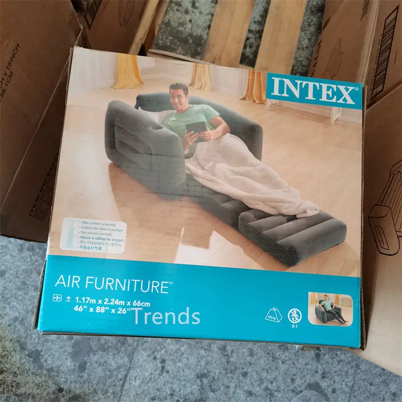 Intex 66551 Pull-out Silla Inflable Sofá Cama Pull-individual Sofá De ...