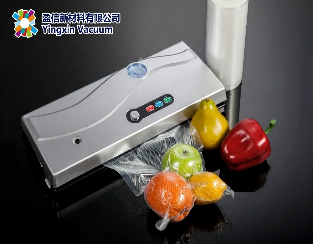 Strong Clear Pe Vacuum Packaging Flat Bag On Roll Resealable Food ...