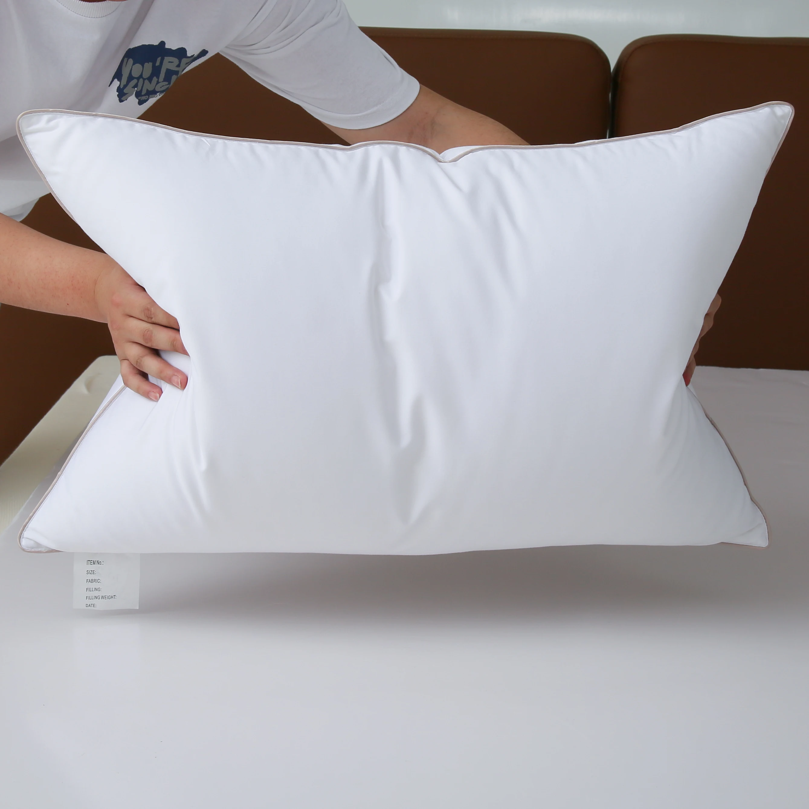 Ultra Soft Insert Cushion 75% White Duck Down Pillows Down Machine ...