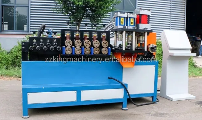 Automatic CNC Flat Slab Iron Bar Hoop Forming Machine