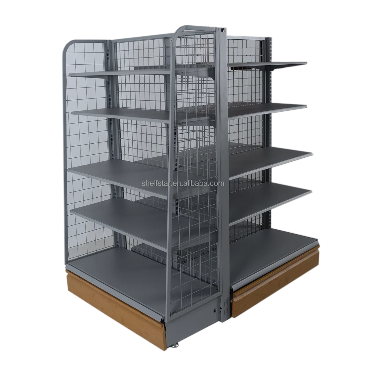 Lixing Commercial Supermarket Display Shelves Heavy Duty Convenience ...