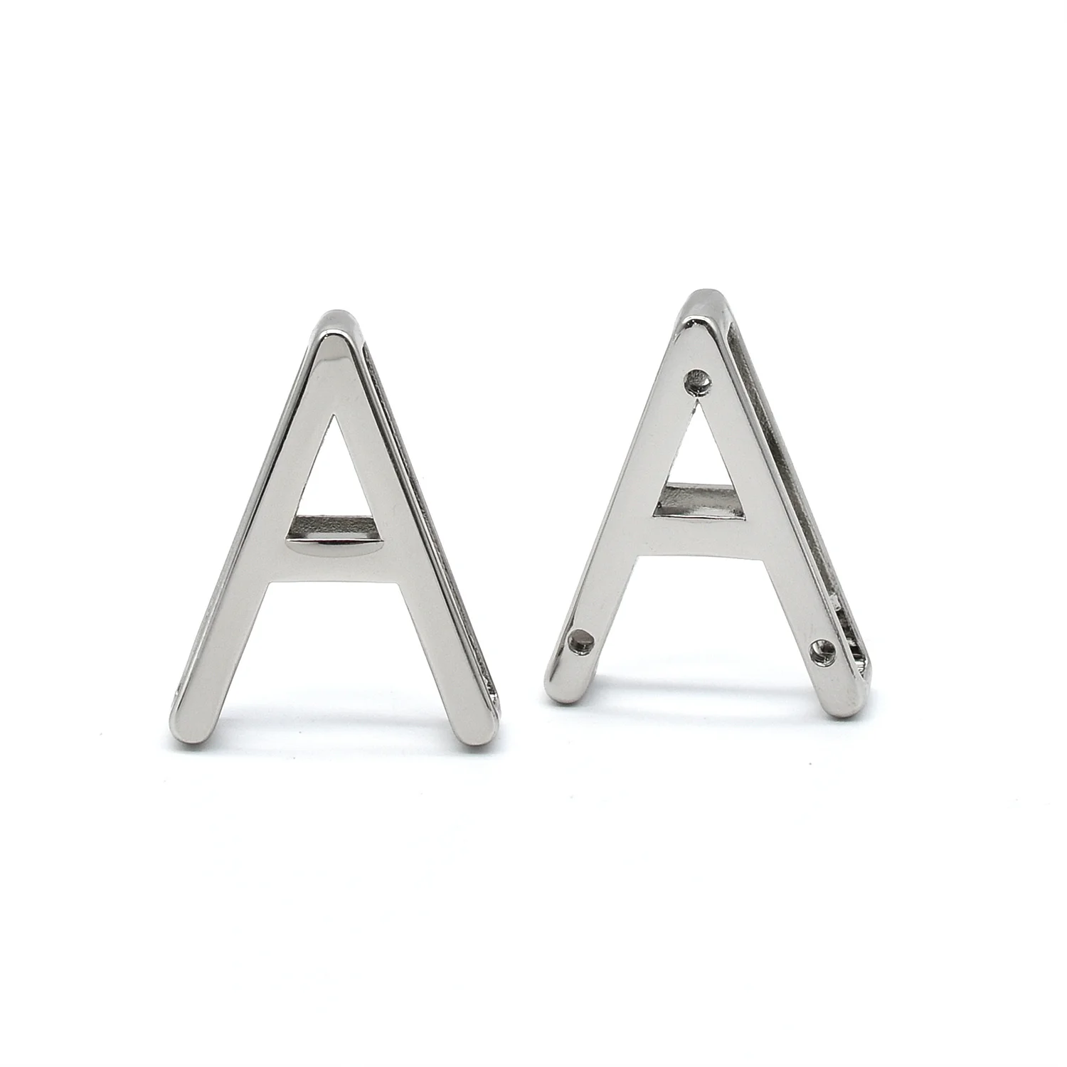 3d Small Metal Letters Alloy Alphabet Stamps Beads Letter Label Channel ...