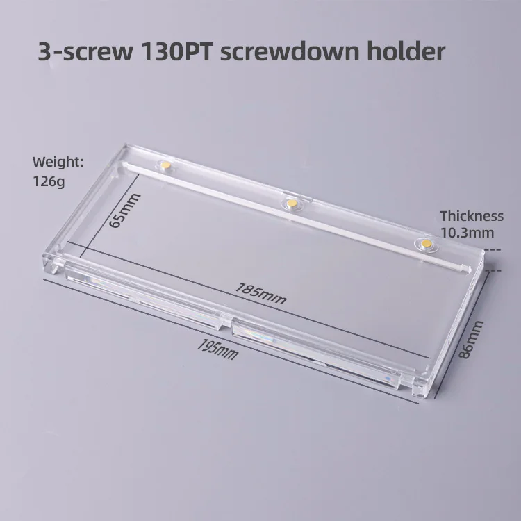 Horizontal Booklet Magnetic One Touch Display UV Protection 130PT 3 ...