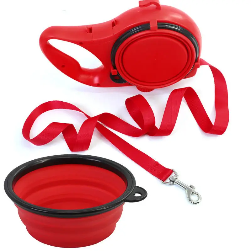 SY 2025 Dog Retractable Leash - 3 in 1 Portable Pet Leash with Poop Bag ...